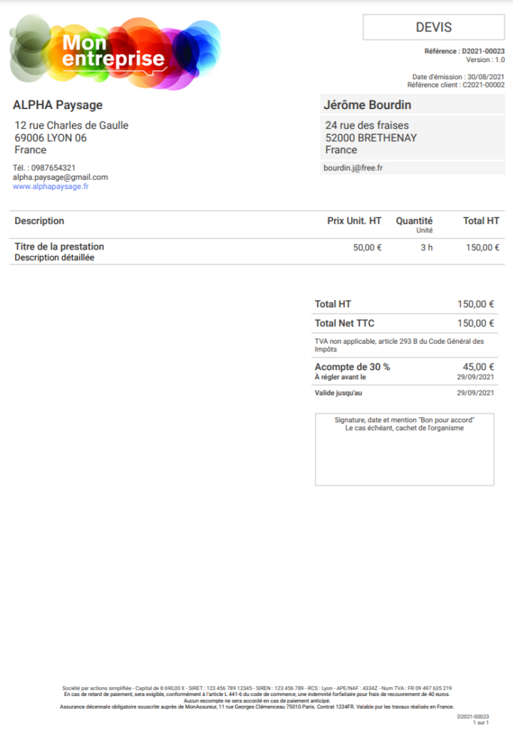 Logiciel de devis en ligne – INTIA